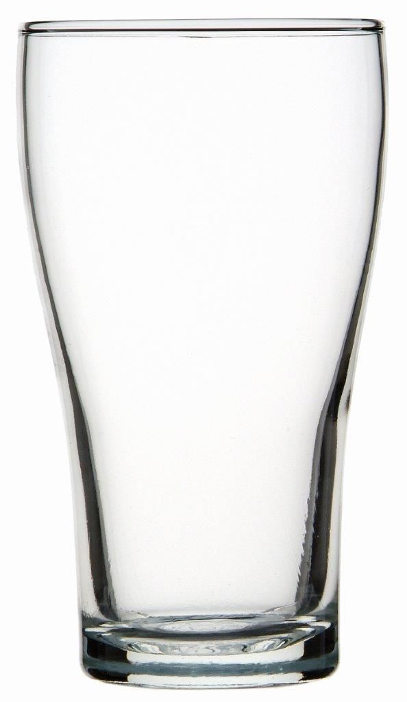 Hotel Agencies | CROWN CONICAL POT 285ml CAPACITY BEER GLASS 48 PER CTN