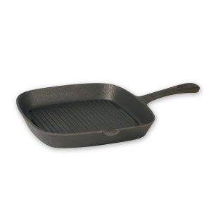 Hotel Agencies | MODA CAST IRON GRILL PAN SQUARE RIBBED 265mm